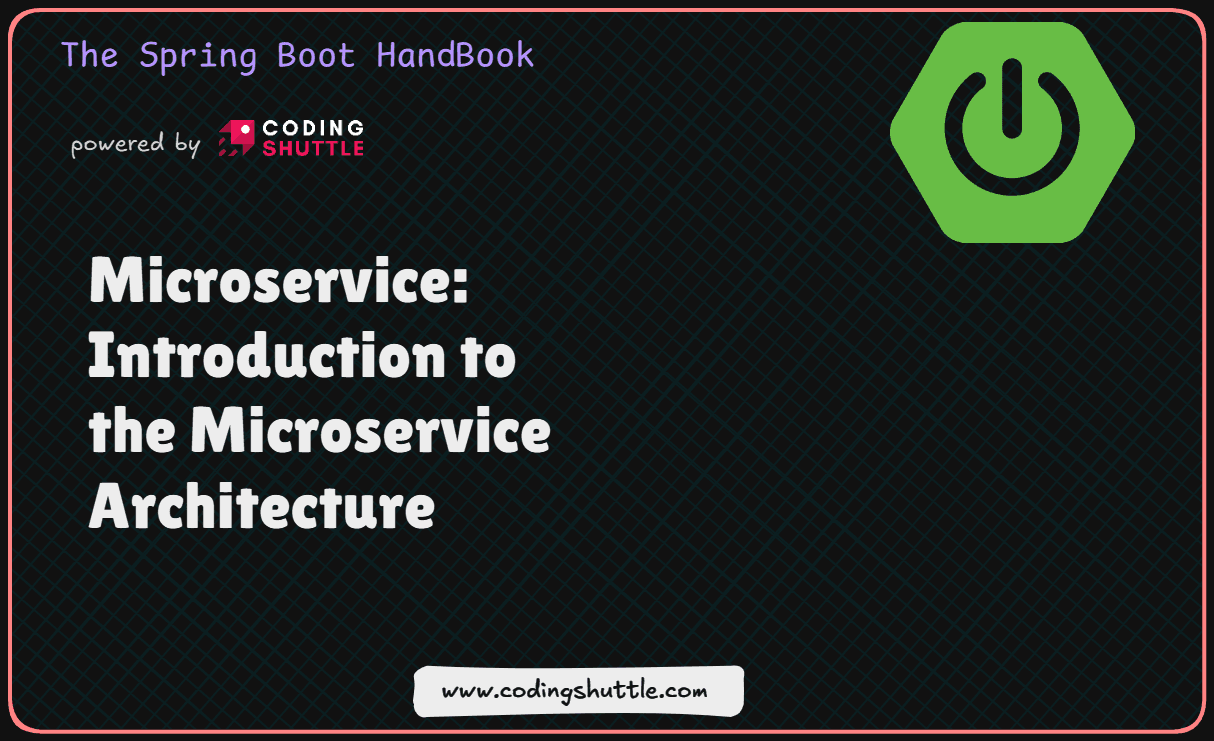 Microservice: Introduction to the Microservice Architecture | Coding Shuttle
