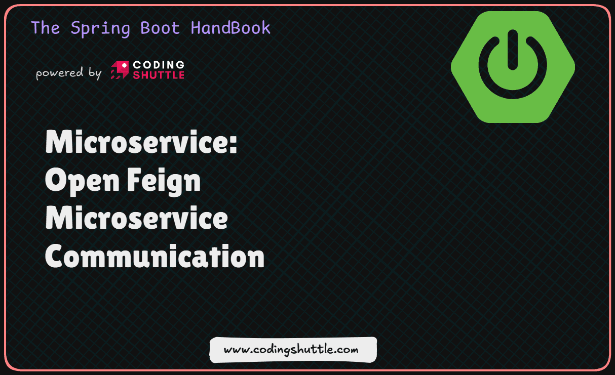 Microservice: Open Feign Microservice Communication | Coding Shuttle