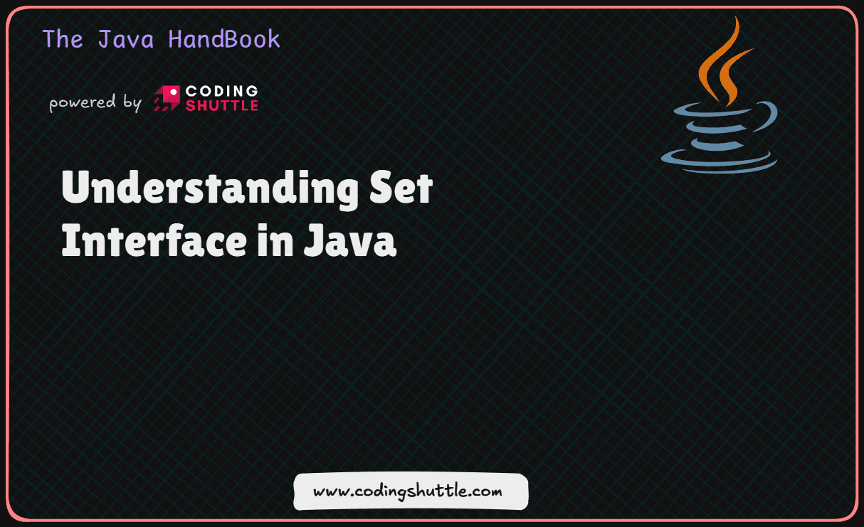 Understanding Set Interface in Java | Coding Shuttle
