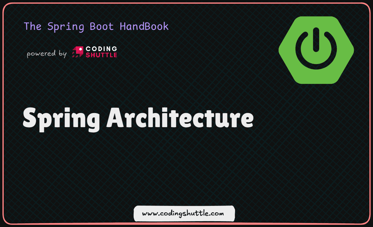 Spring Architecture | Coding Shuttle